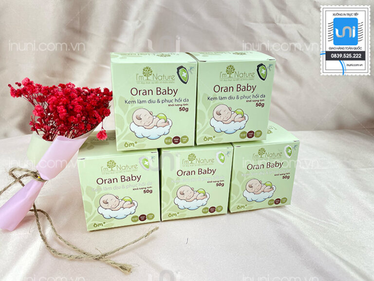 Hộp giấy kem muỗi Oran Baby - In UNI