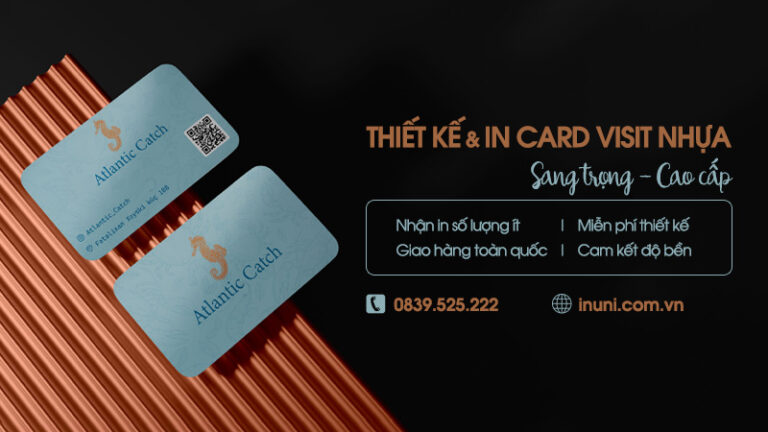 In card visit nhựa, danh thiếp nhựa tại Hà Nội, bảng giá 2025